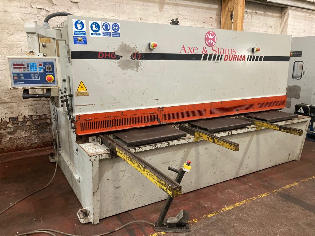 SOLD / Durma DHGM 3013 Hydraulic Guillotine Shear | Chiviott - Used ...