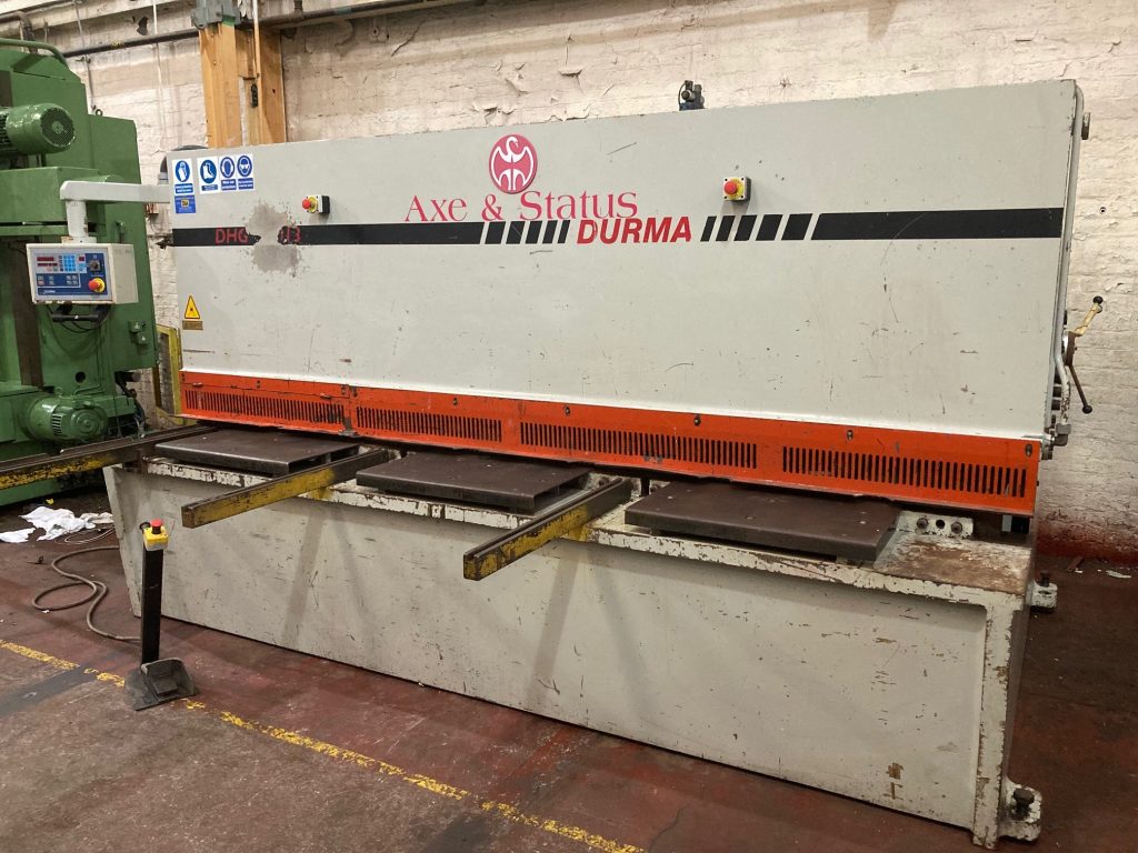 SOLD / Durma DHGM 3013 Hydraulic Guillotine Shear | Chiviott - Used ...